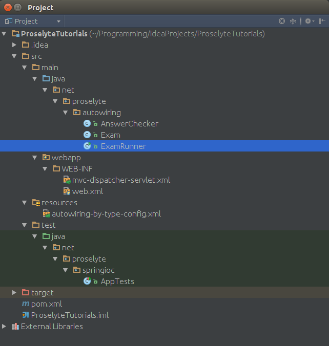 Руководство по Spring. Autowiring byType (пример приложения). – PROSELYTE