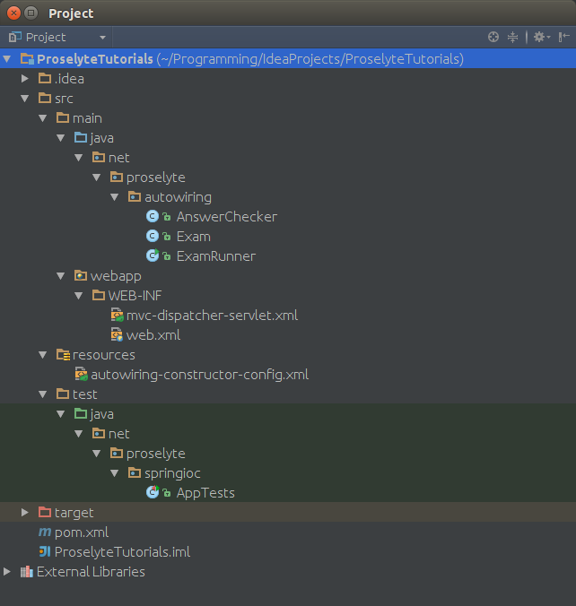 Руководство по Spring Autowiring Constructor пример приложения