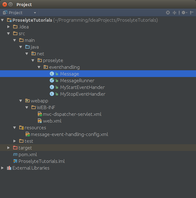 Руководство по Spring. Обработка событий. – PROSELYTE